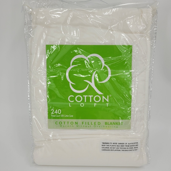 Cotton Loft | Bedding | Cotton Loft Blanket Twin Size 66x9 Cotton ...